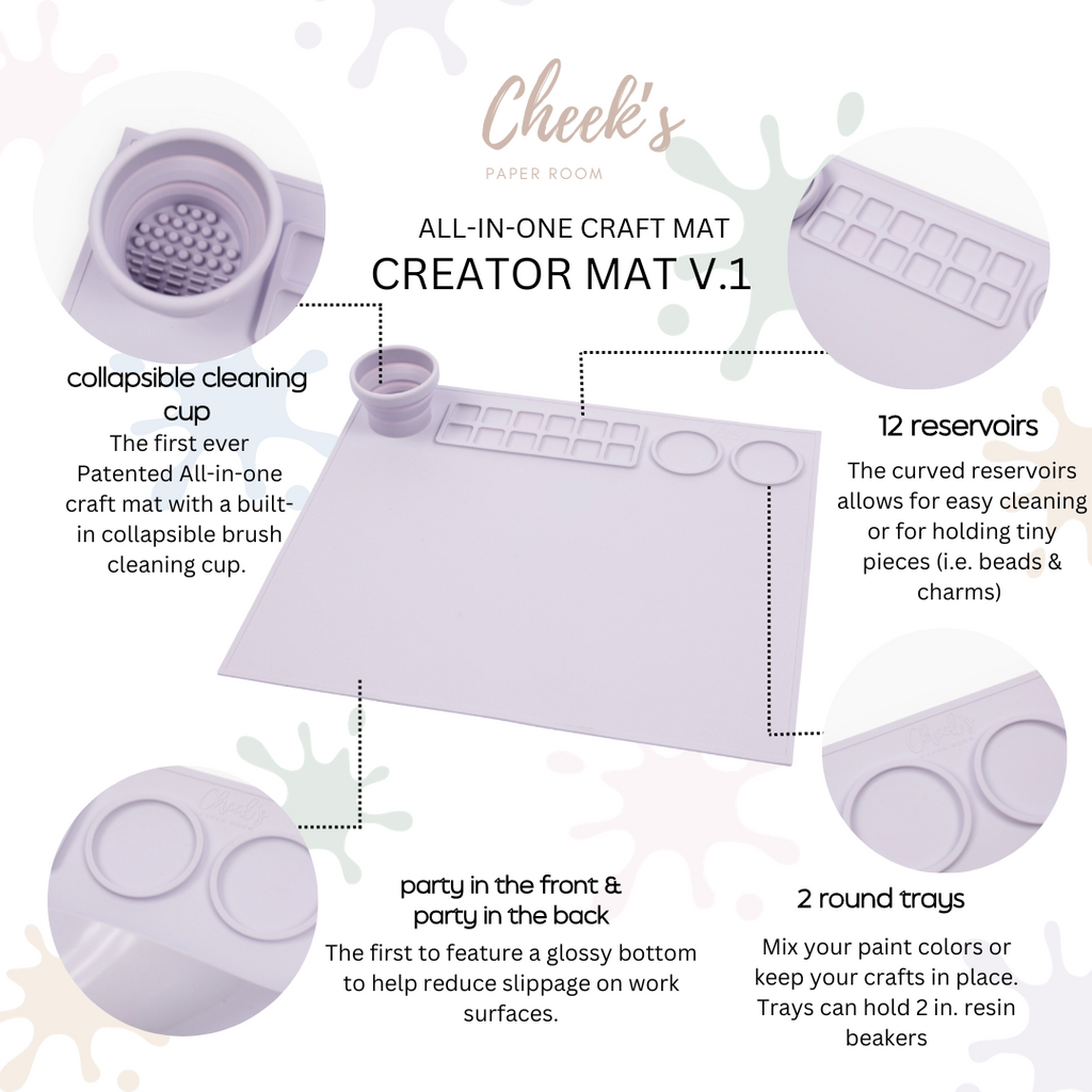 creator silicone craft mat (taro) – Cheek's Paper Room
